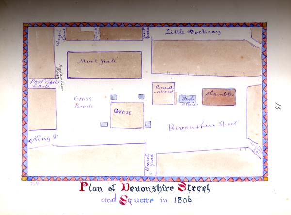Plan of Devonshire Street and Square in 1806, Penrith
